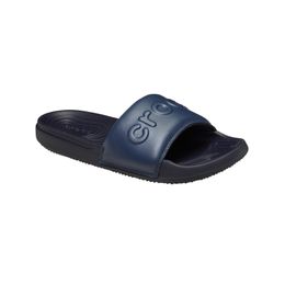 Pantolette Crocs "All Day Slide", Damen, Gr. 41, blau (marineblau), Obermaterial: 50% Polyester PES. 50% Sonstiges Material (Ananasfaser) AM_PF ., Schuhe Pantolette