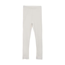 Leggings Minymo "Leggings MILeggings", M&auml;dchen, Gr. 104, N-Gr, beige (seedpearl), Obermaterial: 48% Baumwolle CO. 48% Modal CMD. 4% Elasthan EL., Hosen Leggings
