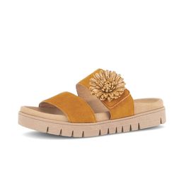 Pantolette Gabor "Pantolette", Damen, Gr. 36, orange, Schuhe Pantolette
