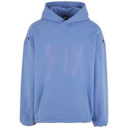 Kapuzensweatshirt K1x "K1x K1x Basketball Hoodie", Herren, Gr. L, blau, 100% Baumwolle, bedruckt, Sweatshirts
