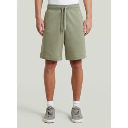 G-Star Raw Trainingsshorts G-STAR "Premium Core Sweater Shorts", Herren, Gr. L, gr&uuml;n (lt orphus), Obermaterial: 55% Baumwolle, 45% Polyester, Hosen