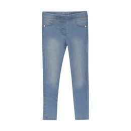 5-Pocket-Jeans Minymo "5-Pocket-Jeans MIJegging", M&auml;dchen, Gr. 104, N-Gr, blau (light dusty blau), Obermaterial: 80% Baumwolle CO. 19% Polyester PES. 1% Elasthan EL., Hosen 5-Pocket-Jeans