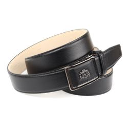 Lederg&uuml;rtel Anthoni Crown, Herren, Gr. 100, schwarz, Rindsleder, G&uuml;rtel Lederg&uuml;rtel
