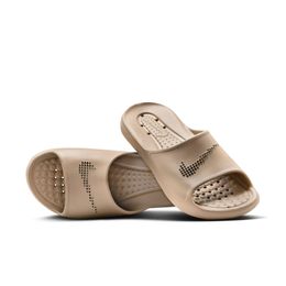 Badesandale Nike Sportswear "VICTORI ONE SHOWER SLIDE", Herren, Gr. 40, khaki, schwarz, khaki, Synthetik, Schuhe, Badelatschen