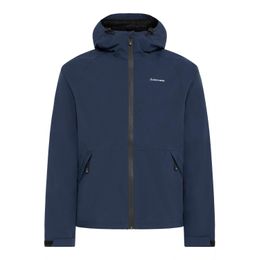 Regenjacke North Bend "Regenjacke NBGust M W-PRO 10.000 mit wasserdichter Beschichtung", Herren, Gr. M, blau (navy blazer), Obermaterial: 100% Polyester PES., Jacken Regenjacke