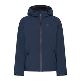 Regenjacke North Bend "Regenjacke NBGureet W W-PRO 10.000 mit wasserdichter Beschichtung", Damen, Gr. 44, blau (navy blazer), Obermaterial: 100% Polyester PES., Jacken Regenjacke