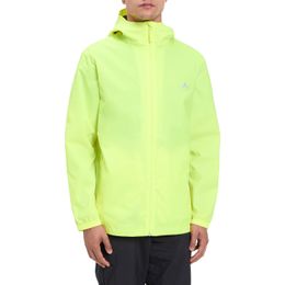 Regenjacke McKINLEY "HE.-REGENJACKE KEREOL V M", Herren, Gr. L, gelb light, Obermaterial: 100% Polyester, Jacken Regenjacke, sportlicher Stil, mit AQUAMAX-Technologie, winddicht, atmungsaktiv