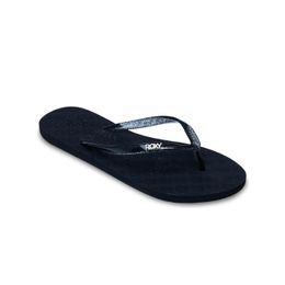 Sandale Roxy "Viva Sparkle", Damen, Gr. 10 (41), schwarz, silber, schwarz, Obermaterial:Obermaterial: 98% Synthetikmaterial, 2% Metall / Futter: 100% Synthetikmaterial / Au&szlig;ensohle: 100% Moosgummi;, Schuhe Sandale