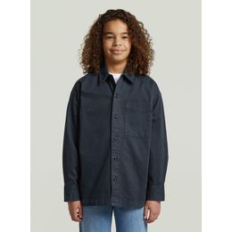 G-Star Raw Langarmshirt G-STAR "Boys Boxy Fit Hemd", Jungen, Gr. 10, salute, Obermaterial: 97% Baumwolle, 3% Elasthan, Shirts Langarmshirt