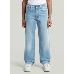 G-Star Raw 5-Pocket-Jeans G-STAR "Boys Lenney Bootcut 2.0 Jeans", Jungen, Gr. 10, lt indigo aged, Obermaterial: 98% Baumwolle, 2% Elasthan, Jeans 5-Pocket-Jeans