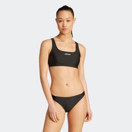 Bustier-Bikini adidas Performance "BRAL BK S", Damen, Gr. 44, N-Gr, schwarz, wei&szlig;, Obermaterial: 78% Polyamid, 22% Elasthan, Bikini-Sets
