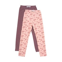 Leggings Minymo "Leggings MISweat", M&auml;dchen, Gr. 104, N-Gr, rosa (misty rose), Obermaterial: 95% Baumwolle CO. 5% Elasthan EL., Hosen Leggings