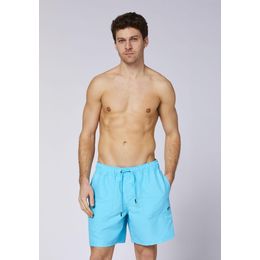 Badeshorts Chiemsee, Herren, Gr. L (52/54), blau (river blau), 100% Polyester, Badehosen Badeshorts