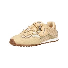 Sneaker Steve Madden "Steve Madden Sneaker Textil", Damen, Gr. 37, natur, Textil, Schuhe Sneaker