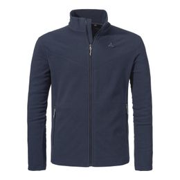 Sch&ouml;ffel Fleecejacke SCH&Ouml;FFEL "Fleece Jk Style Qutang MNS", Herren, Gr. 56, blau, Fleece, Obermaterial: 100% Polyester. Futter: 100% Polyester, normal, Jacken Fleecejacke