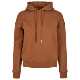 Kapuzenpullover Urban Classics "Urban Classics Damen Ladies Hoody", Damen, Gr. L, toffee, 63% Baumwolle, 37% Polyester, unifarben, normal, ohne Ausschnitt, Pullover Kapuzenpullover