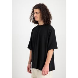 T-Shirt Alpha Industries "Logo Backprint T-Shirt", Herren, Gr. M, schwarz, Obermaterial: 100% Baumwolle, Shirts T-Shirt