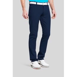 Chinos MEYER "Carnoustie 1-8060", Herren, Gr. 32, L&auml;nge 34, marine, 67% Polyamid, 27% Baumwolle, 6% Elasthan, unifarben, regular fit lang, Hosen, aus der Golf Serie, mit unsichtbaren Silikonstreifen