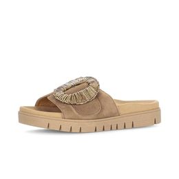 Pantolette Gabor "Pantolette", Damen, Gr. 36, braun, Schuhe Pantolette