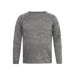 Strickfleece-Pullover Blend "Strickpullover BHDan Big & Tall", Herren, Gr. 4XL, grau (pewter mix), Obermaterial: 50% Baumwolle CO. 50% Polyacryl PAN., Pullover