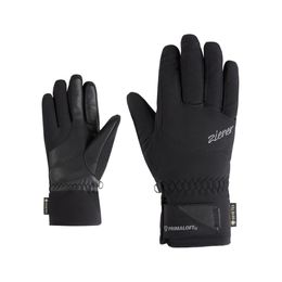 Skihandschuhe Ziener "KLENN-Z GTX PR glove lady", Damen, Gr. 6,5, schwarz, Materialmix, Handschuhe