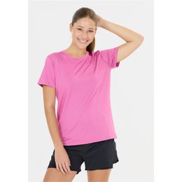 Funktionsshirt Endurance "Yonan V2", Herren, Gr. 36, pink (neonpink), 92% Polyester, 8% Elasthan, unifarben, normal, Rundhals, Shirts Funktionsshirt, mit schnell trocknender Technologie