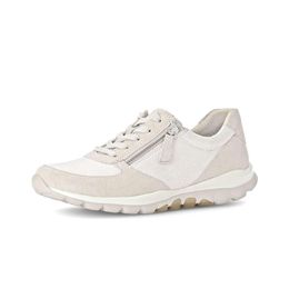 Sneaker Gabor "Sneaker low", Damen, Gr. 37,5, beige, Schuhe Sneaker