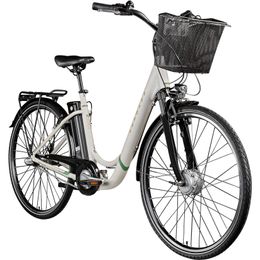 Z&uuml;ndapp Z&uuml;ndapp Z510 E Bike 28 Zoll Damenfahrrad ab 155 cm mit 3 Gang Nabenschaltung und R&uuml;cktrittbremse antique white