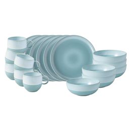 like. by Villeroy & Boch Fr&uuml;hst&uuml;cks-Set Perlemor Aqua 18er Set