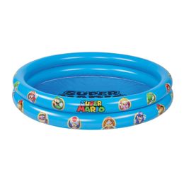 Happy People Super Mario Planschbecken 2-Ring-Pool 122x23cm Kinder Pool Garten baden Badespa&szlig;