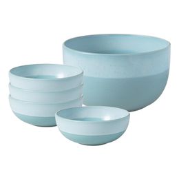 like. by Villeroy & Boch Salat-Set Perlemor Aqua 5er Set