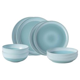 like. by Villeroy & Boch Einsteiger-Set Perlemor Aqua 8er Set