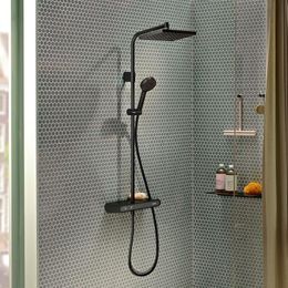 Hansgrohe Activera Q Aufputz-Duschsystem mit Thermostat, 28649670,