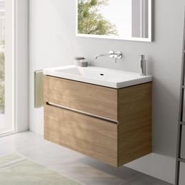Villeroy & Boch Villeroy & Boch Subway 3.0 Waschtisch, evineo ineo5 evo Unterschrank B: 98 cm, 2 Ausz&uuml;ge, mit Griffmulde,, 4A70A3RW+BE0725OA,