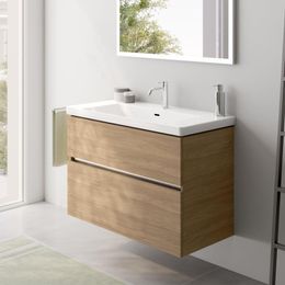 Villeroy & Boch Villeroy & Boch Subway 3.0 Waschtisch, evineo ineo5 evo Unterschrank B: 98 cm, 2 Ausz&uuml;ge, mit Griffmulde,, 4A70A2R1+BE0725OA,