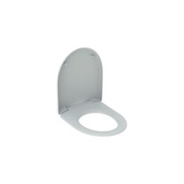 Geberit RENOVA WC-Sitz ohne Absenkautomatik wei&szlig; f&uuml;r WC-Montage mit WC-Sitz aus Duroplast, Farbe wei&szlig;, ohne Absenkautomatik, 573010000)