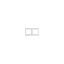 Berker Rahmen 2f. pws samt m.Beschriftungsfeld 10226099)