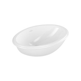 Villeroy & Boch V&B Unterbau-Waschtisch Evana 50x35cm, we, o. HLB, mit &Uuml;berlauf ; Villeroy & Boch (61470001)