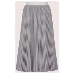 Madeleine Mode Midirock MADELEINE "Plisseerock Eleganter Faltenrock in Midil&auml;nge", Damen, Gr. 42, grau (steingrau), Obermaterial: 100% Polyester PES., Modern, R&ouml;cke, Faltenrock zum Schl&uuml;pfen