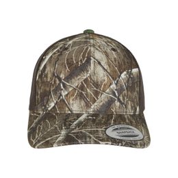 Trucker Cap Flexfit "Flexfit YP Classcis RealTree Camo Retro Trucker Cap", Herren, Gr. onesize, edge, 98% Polyester, 2% Elasthan, Caps