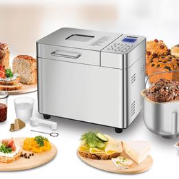 Unold Elektro UNOLD Brotbackautomat "Backmeister Edel 68456", silber (edelstahlfarben), B:36,9cm H:30,6cm T:26,7cm, Brotbackautomaten, bis zu 1.000 g Brotgewicht