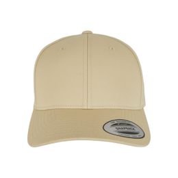 Flex Cap Flexfit "Flexfit Accessoires Curved Classic Snapback", Gr. onesize, gold, 60% Baumwolle, 40% Polyester, unifarben, Caps