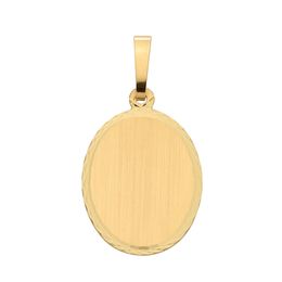 Adelia&acute;s Kettenanh&auml;nger ADELIA&acute;S "585 Gold Gravurplatte Anh&auml;nger", gold, Schmuckanh&auml;nger, Damen, Gold, Kettenanh&auml;nger, Goldschmuck f&uuml;r Damen
