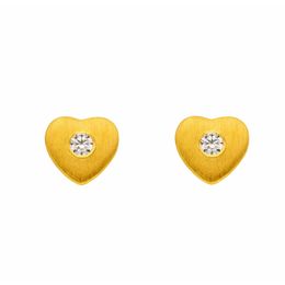 Adelia&acute;s Paar Ohrh&auml;nger ADELIA&acute;S "Ohrstecker Ohrringe 333 Gold ( 8K ) mit Zirkonia", gold, Ohrringe, Damen, Damen, Gold, Goldohrringe
