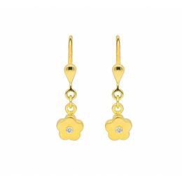 Adelia&acute;s Paar Ohrh&auml;nger ADELIA&acute;S "Ohrh&auml;nger Ohrringe 333 Gold ( 8K ) mit Zirkonia", gold, Ohrringe, Damen, Damen, Gold, Goldohrringe