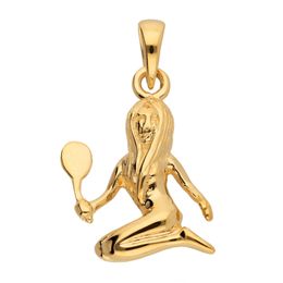 Adelia&acute;s Kettenanh&auml;nger ADELIA&acute;S "585 Gold Sternzeichen Anh&auml;nger Jungfrau", gold, Schmuckanh&auml;nger, Damen, Gold, Kettenanh&auml;nger, Goldschmuck f&uuml;r Damen & Herren