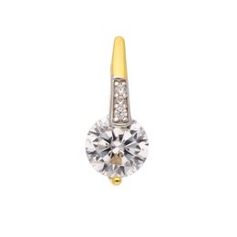 Adelia&acute;s Kettenanh&auml;nger ADELIA&acute;S "333 Gold Anh&auml;nger", gold, Schmuckanh&auml;nger, Damen, mit Zirkonia, Gold, Kettenanh&auml;nger, mit Zirkonia Goldschmuck f&uuml;r Damen