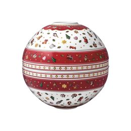 Villeroy & Boch Geschirr-Set VILLEROY & BOCH "La Boule Dinner-Set Toy's Delight rot", rot, 7 tlg., Porzellan, Geschirr-Sets, Geschirr-Set