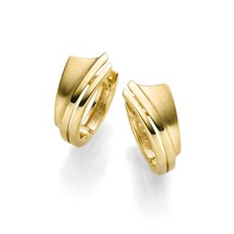 Adelia&acute;s Paar Creolen ADELIA&acute;S "Creolen Ohrringe 13,4 x 13,9 mm aus 333 Gelbgold", gold, Ohrringe, Damen, Damen, Gold