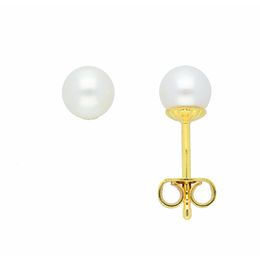 Adelia&acute;s Paar Ohrstecker ADELIA&acute;S "Perlen Ohrstecker Ohrringe 585 Gold ( 14K )", gold, Ohrringe, Damen, Damen, Gold, Goldohrringe Perle